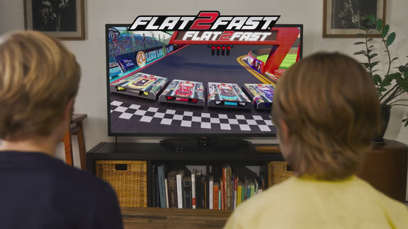 Flat 2 Fast Stunt Card Racers | Load, Launch, Race! | Luki Lab Toy Store